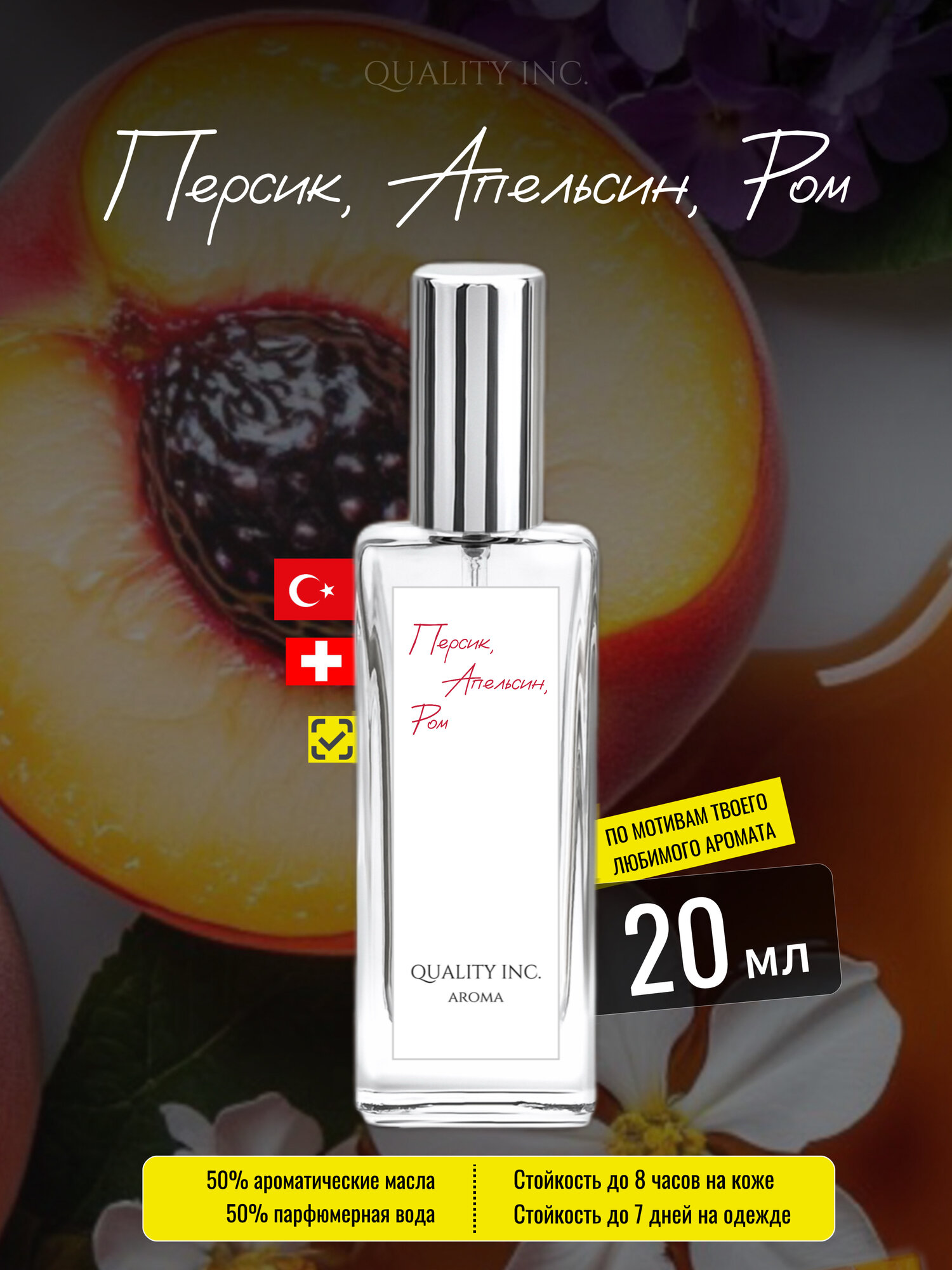 Духи унисекс, туалетная вода по мотивам известных ароматов, 20 мл