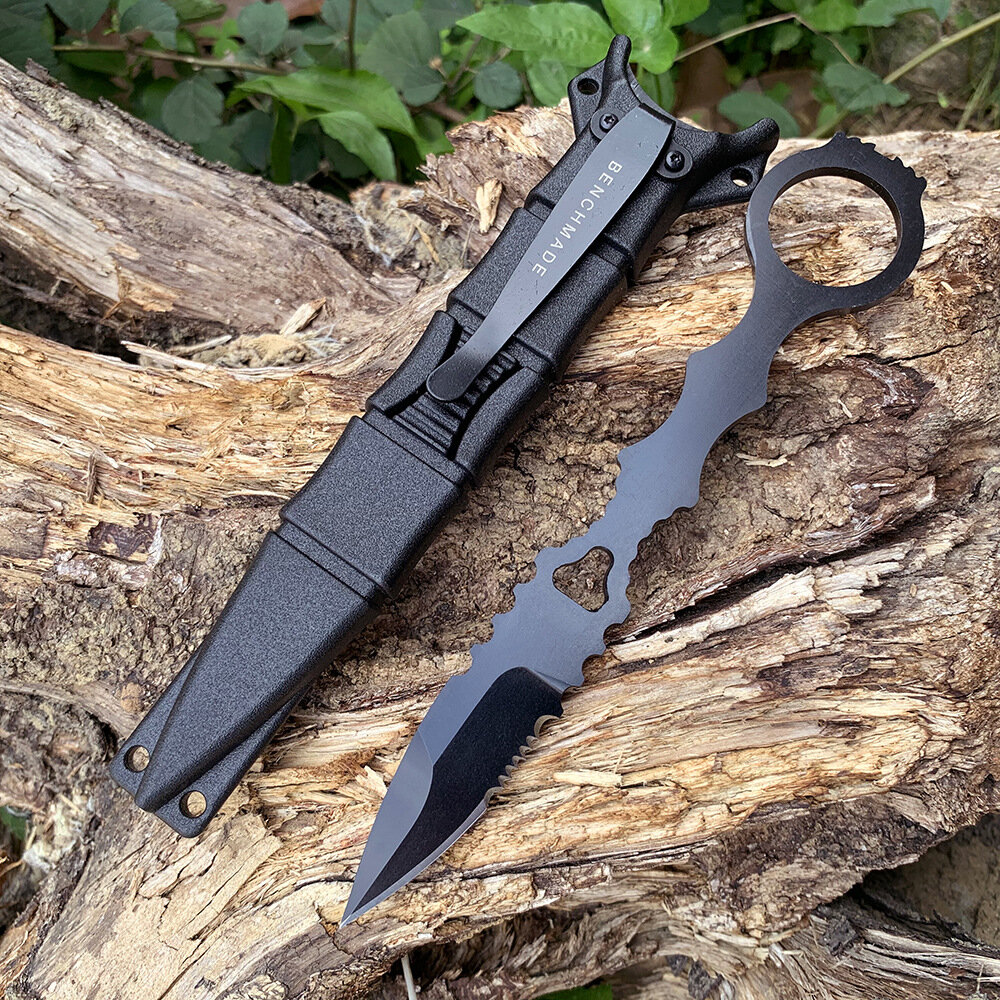 Волк-щит, коготь-коготь, бабочка 176, полузубый перочинный нож для выживания в дикой природе