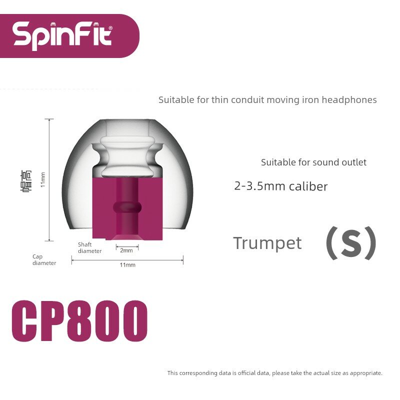 Силиконовые вкладыши SpinFit для наушников AirPods, беспроводные, CP360/100+145/800/W1, круглые, с улучшенным звуком