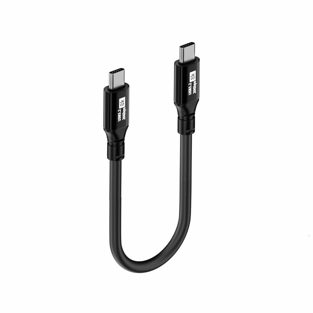 Gen3.2 двойной кабель типа c pd100w 8K кабель для передачи данных-25 см