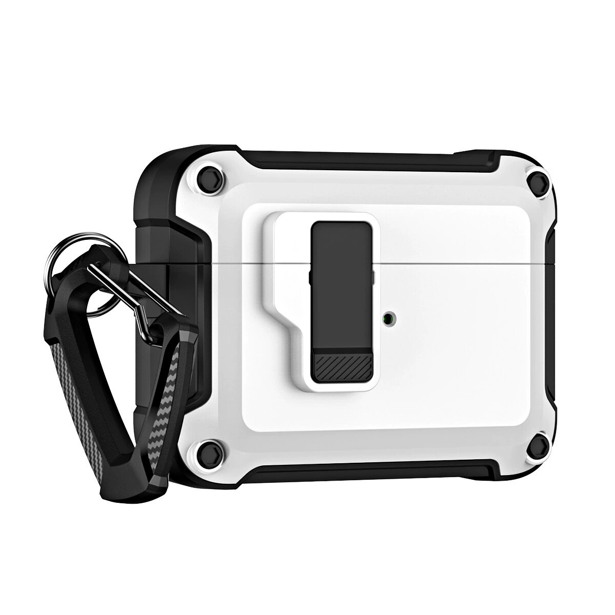 Чехол B.Duck с пресс-открытием белого цвета для беспроводных наушников Apple AirPods 4