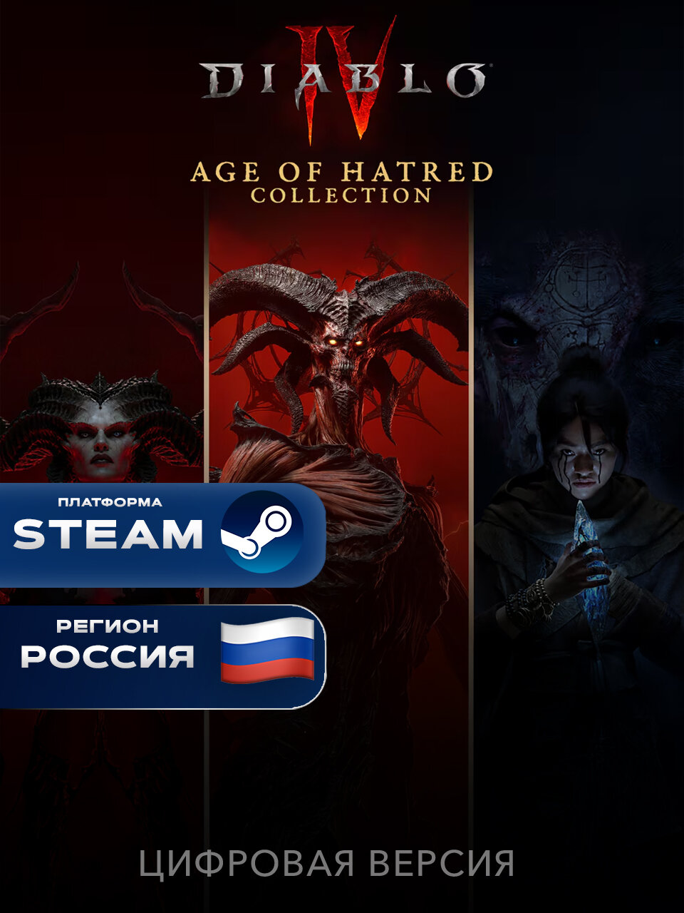 Игра Diablo IV: издание Age of Hatred PC, Steam Gift Россия, полностью на русском
