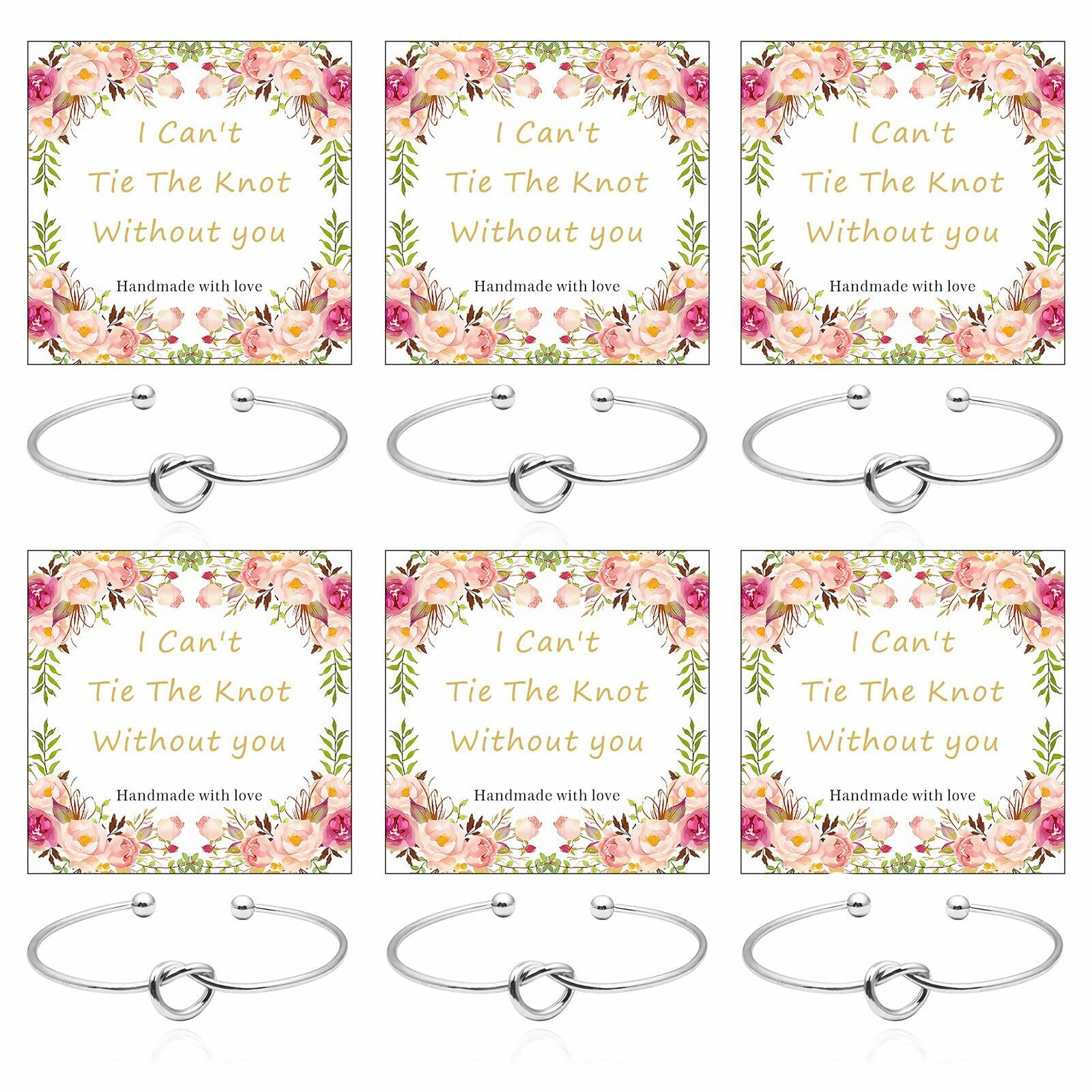 Браслет для гадания, YM Узел любви Серебро Легкосплав Свадьба Праздник