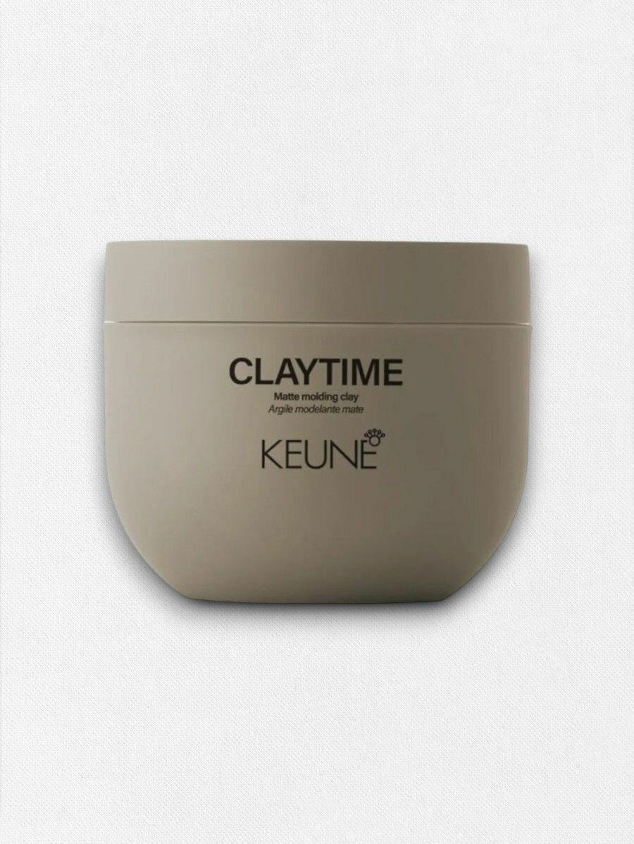 Матовая глина KEUNE Claytime NEW, высокая фиксация, без блеска, 100 мл