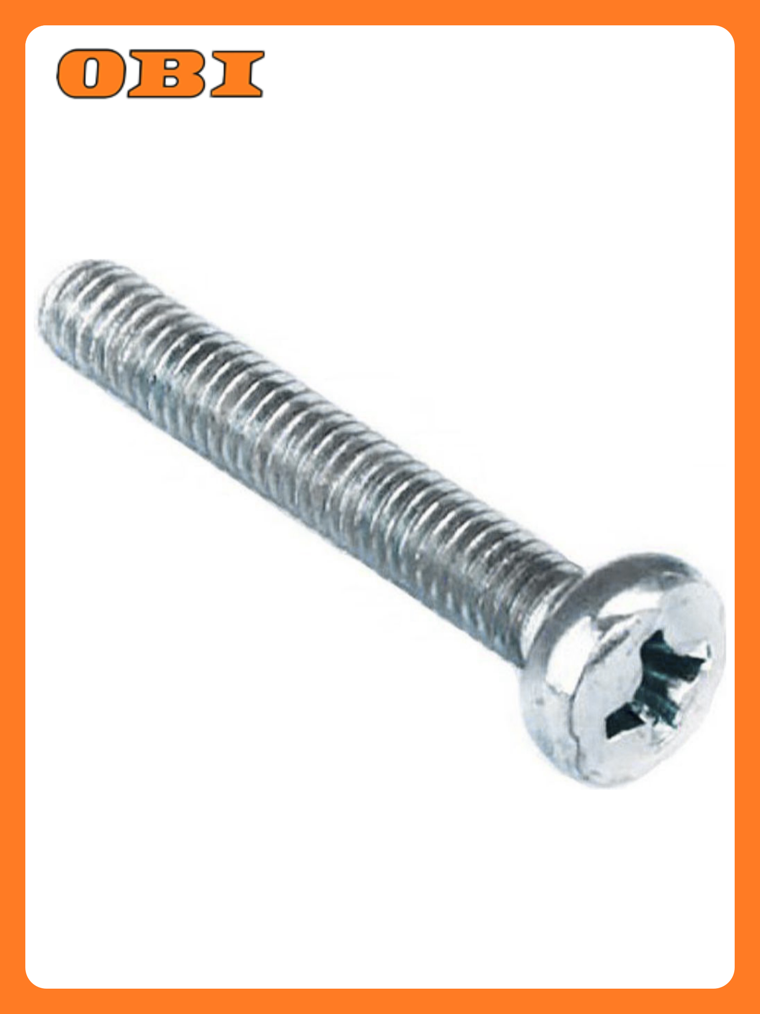 Винт Стройбат DIN 7985, сталь, оцинкованный, крестообразный, М5х25мм, 8шт