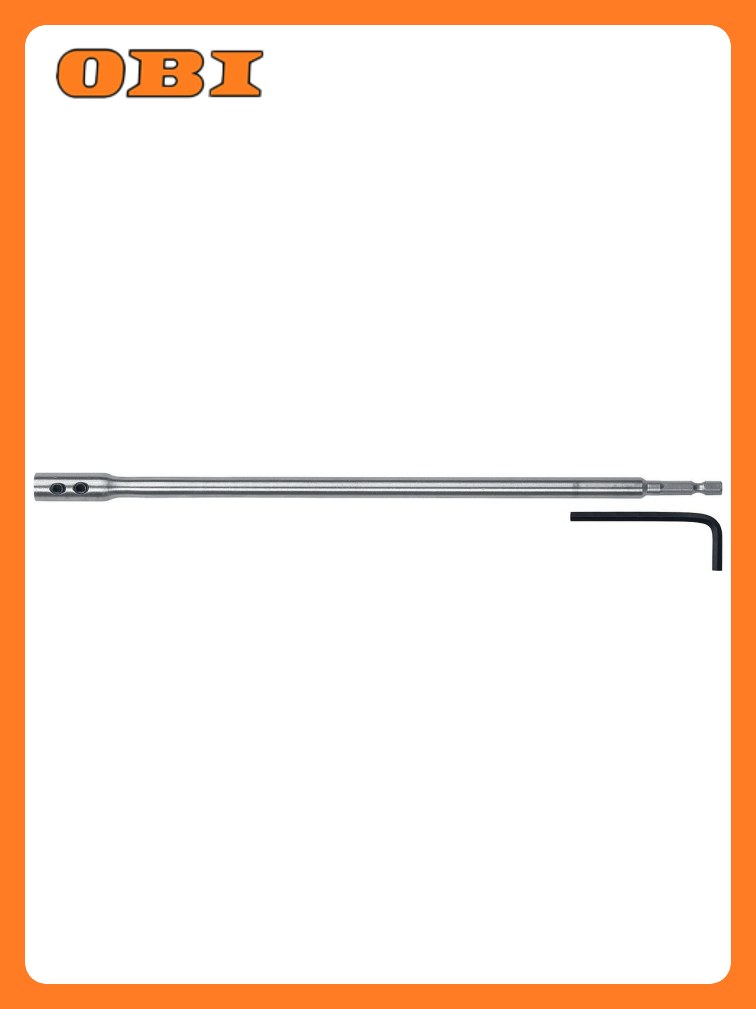 Удлинитель с имбусовым ключом для сверл ЗУБР 300 мм