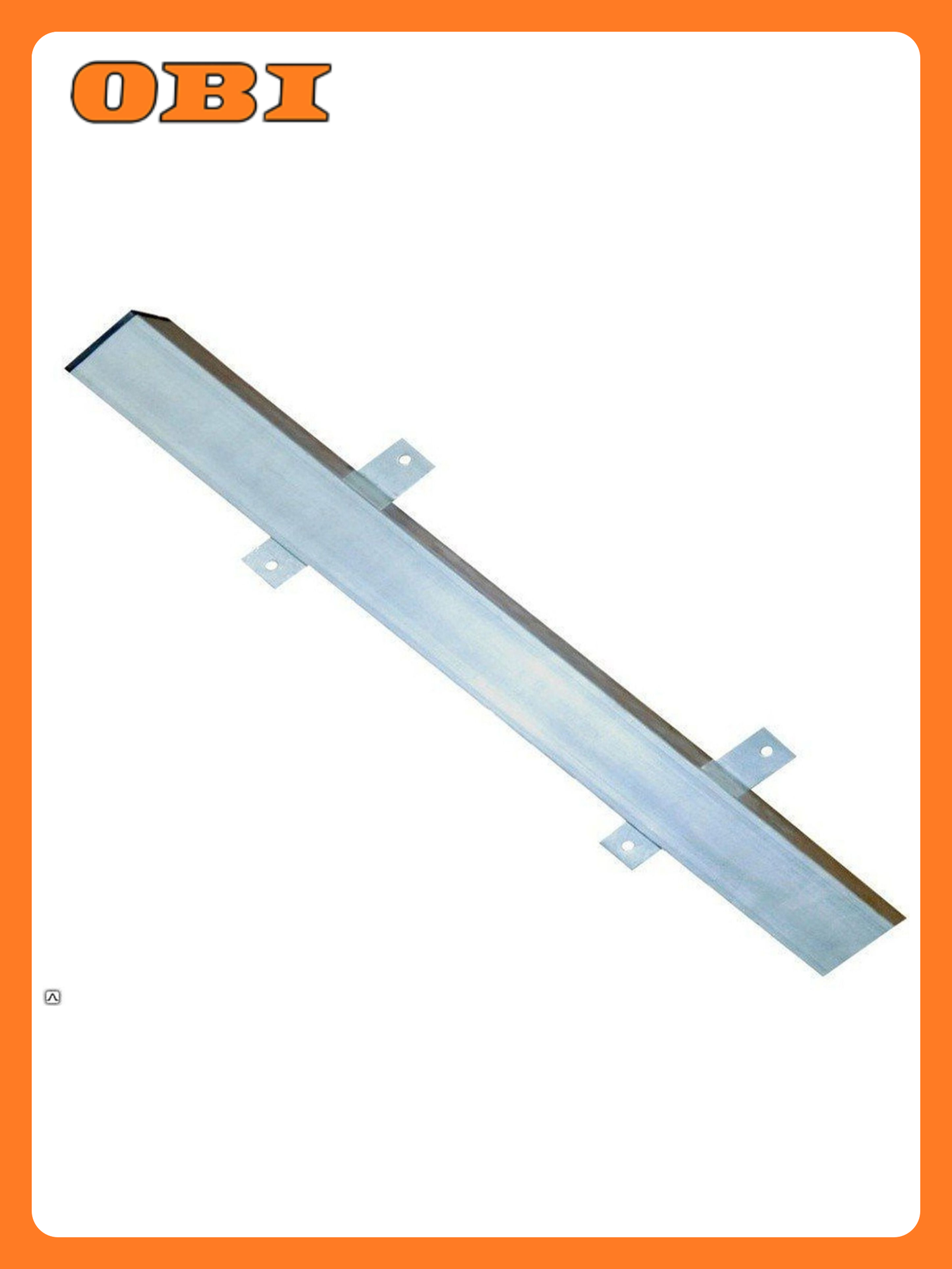 Столб заборный Таврос, квадратный, серебристый, 40x40x2400мм