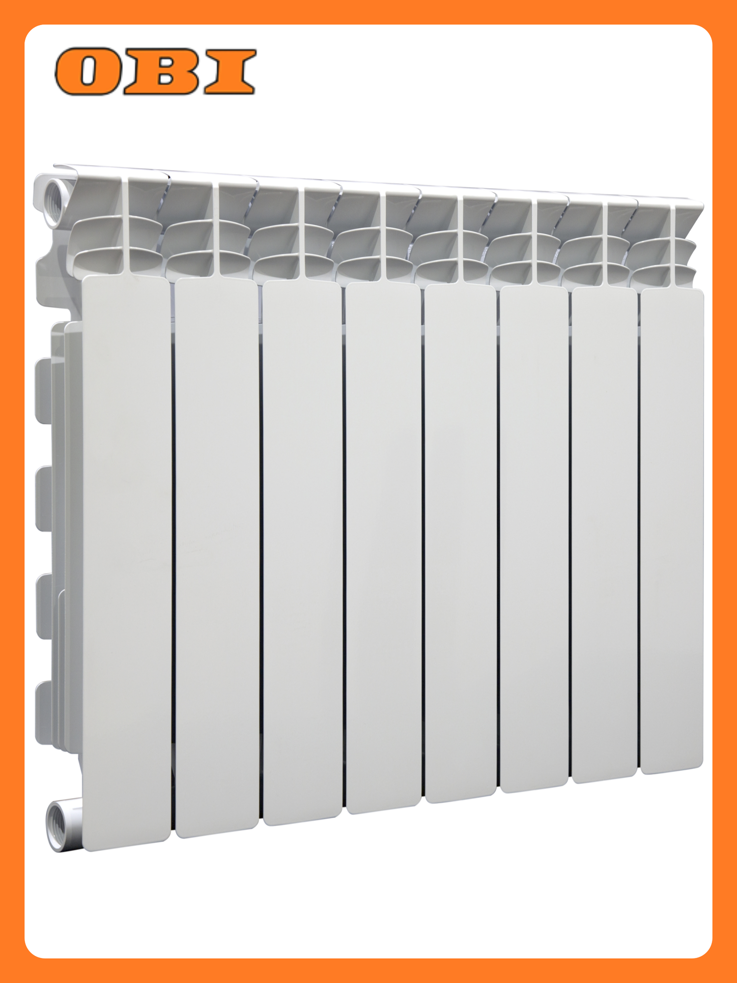 Радиатор секционный алюминий FONDITAL EXCLUSIVO SUPER D3 500/100 боковое 8 секций