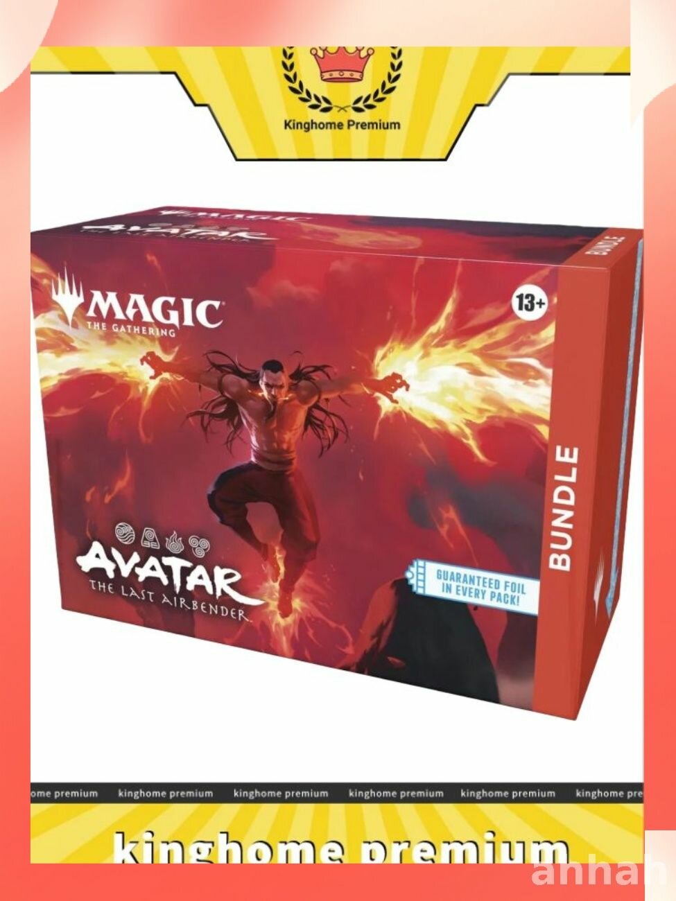 Magic: The Gathering Avatar: The Last Airbender Bundle Includes 9 Play Boosters, 30 Lands, 1 Foil Alt-Art Promo Card + Exclusive Accessories Collectible Trading Card Game (Английский)