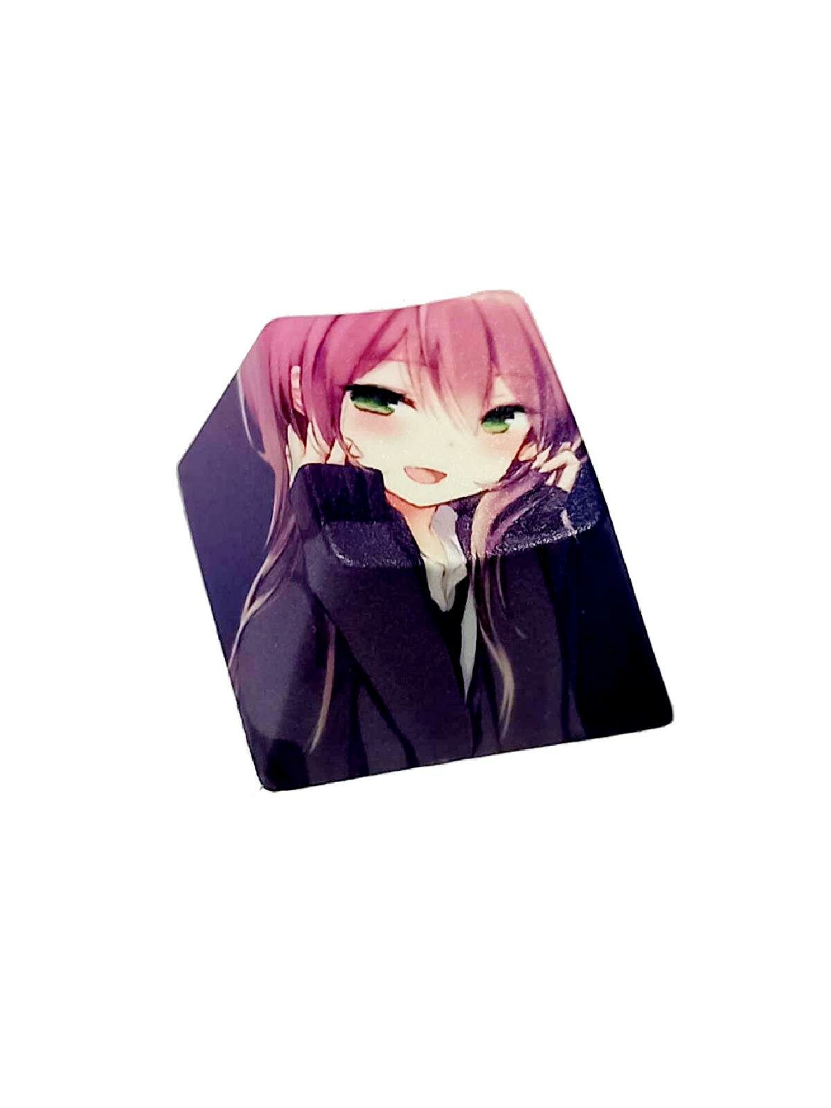 1PC Keycap PBT Dye Sublimation Cherry Profile Keycaps R4 Height Anime Avatar Keycap for Mx Switch Mechanical Keyboard