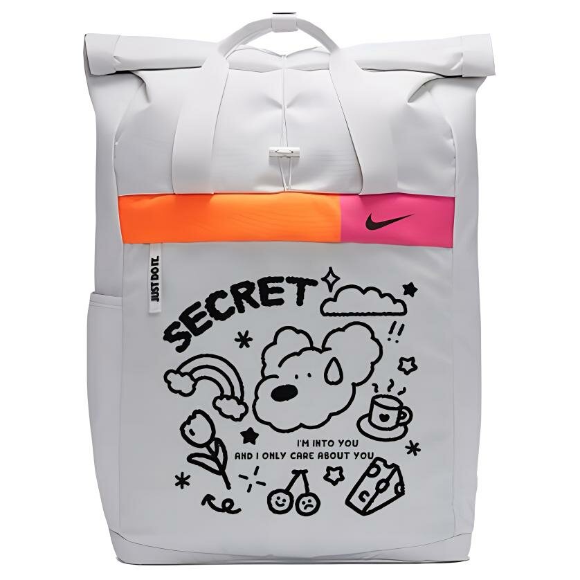 Рюкзак унисекс Nike Polyester Regular, светло-серый, 1368817766