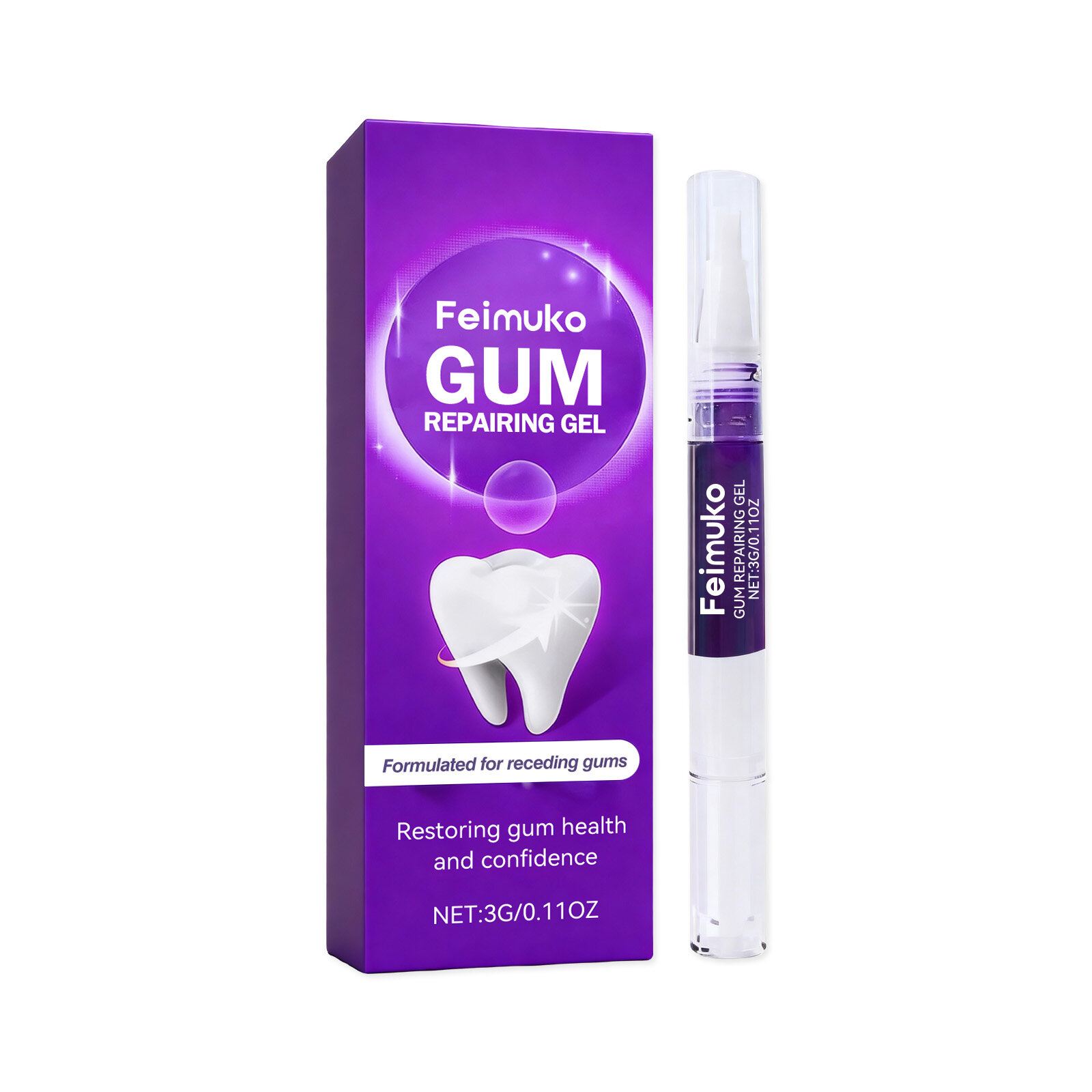 Успокаивающий гель для десен, мягкий уход за полостью рта, ежедневное увлажнение для зубов, комфортная и красивая улыбка