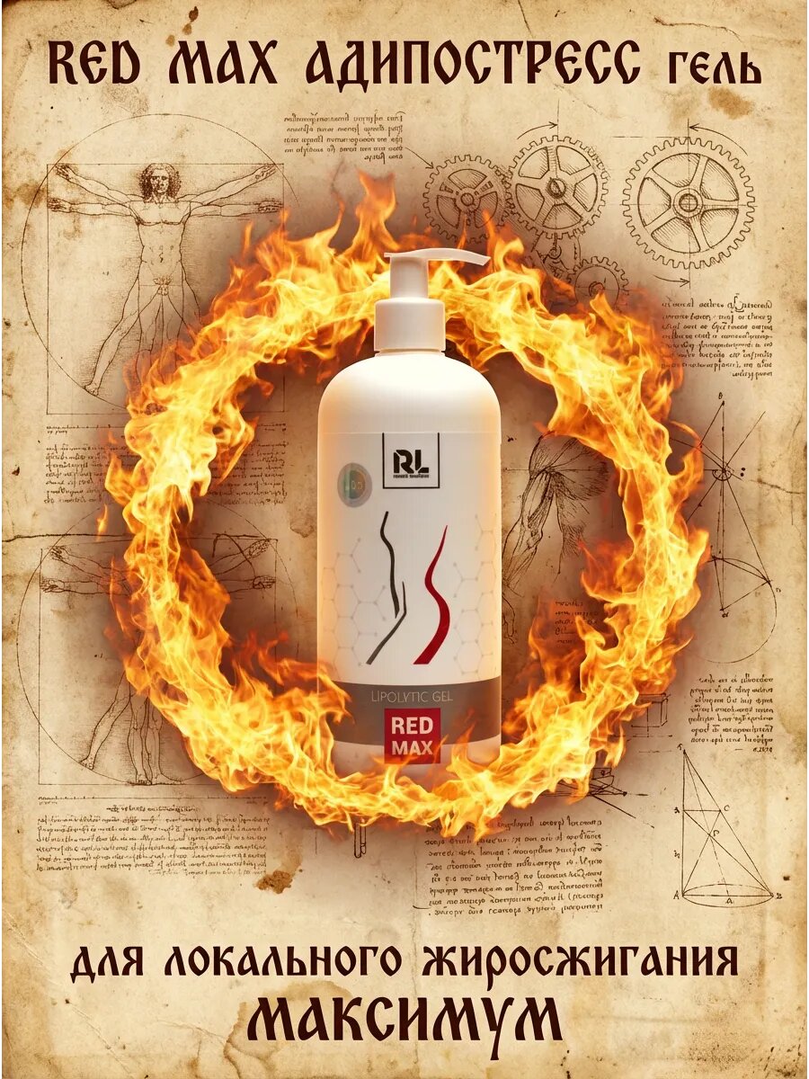 AdipoStress-липолитик RedMAX. Гель от целлюлита.