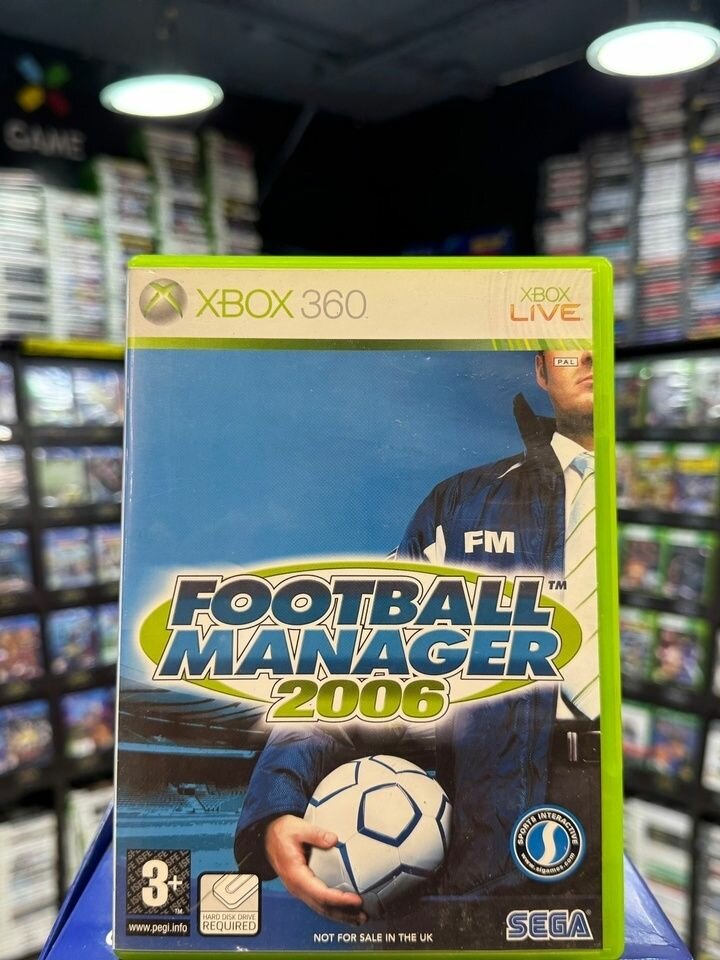Игра Football Manager 2006 (Xbox 360) (Box)