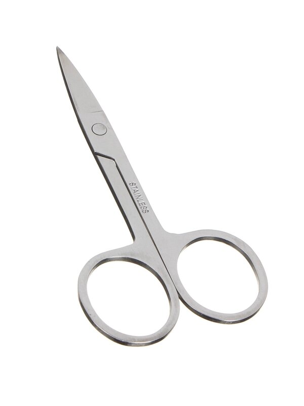 Ножницы маникюрные для ногтей и кутикулы с прямыми лезвиями, сталь, 8,8 см
