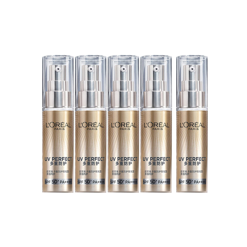 Солнцезащитный флюид женский L'OREAL UV Perfect Multiple Protective SPF 50+, 30ml*5 шт.