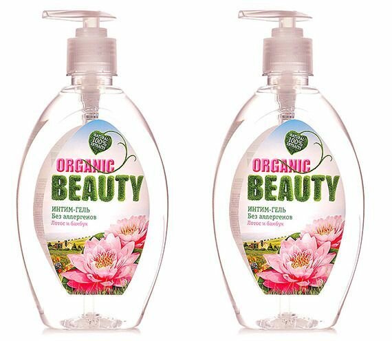 Organic beauty Интим-гель "Лотос и Бамбук", 500 мл, 2 шт
