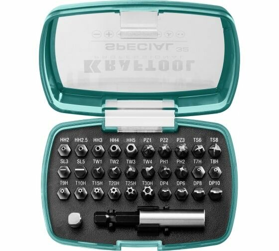 Набор специальных бит с адаптером, 32 шт. Kraftool 2610-H32