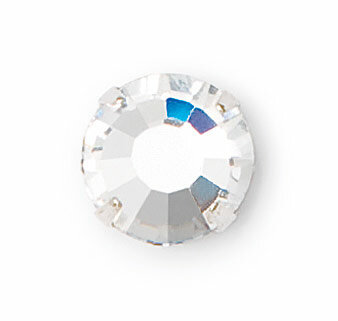 Страз в цапах "PRECIOSA" 9213/01 SS16 Crystal / "silver" 3.9 мм стекло в пакете белый (crystal)