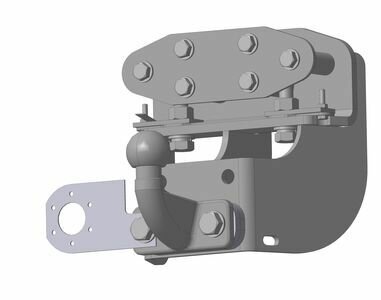 Фаркоп Oris на Toyota Land Cruiser J200, Lexus LX (паспорт и сертификат в комплекте, без электрики) 3054-F