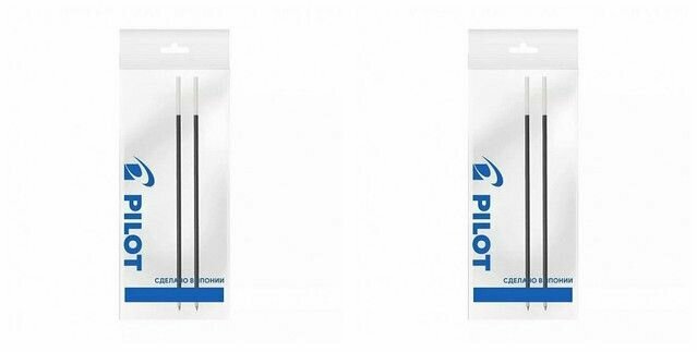 Pilot Набор стержней шариковых Rfn gg ef l, синий, 2 шт, 0,5 мм, 2 уп