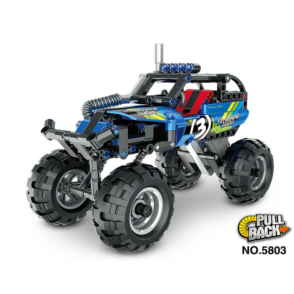 Конструктор QiHui Technics 'Краулер, Айрон Хорс' (инерционная модель), 193 детали - QH5803