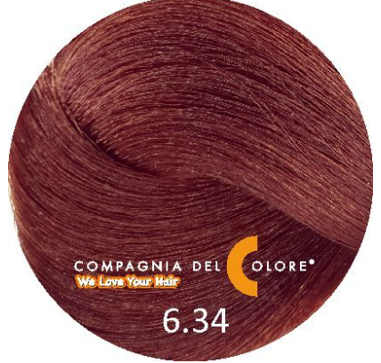 Compagnia del colore краска для волос 100 мл 6.34