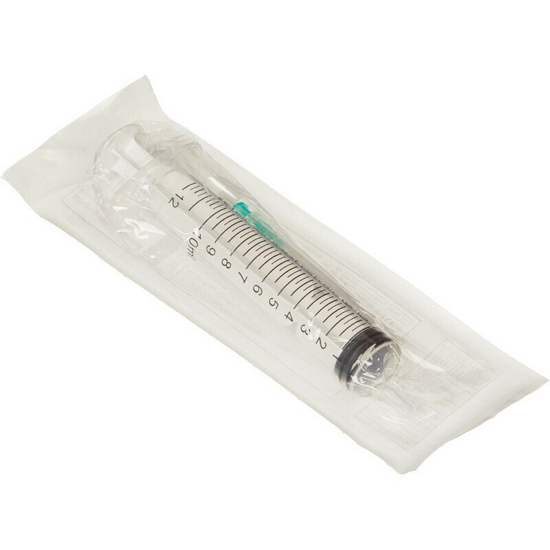 Шприц 3-компонентный одноразовый VM, 10 мл LS 21G (0,8х40), 100 шт./уп.