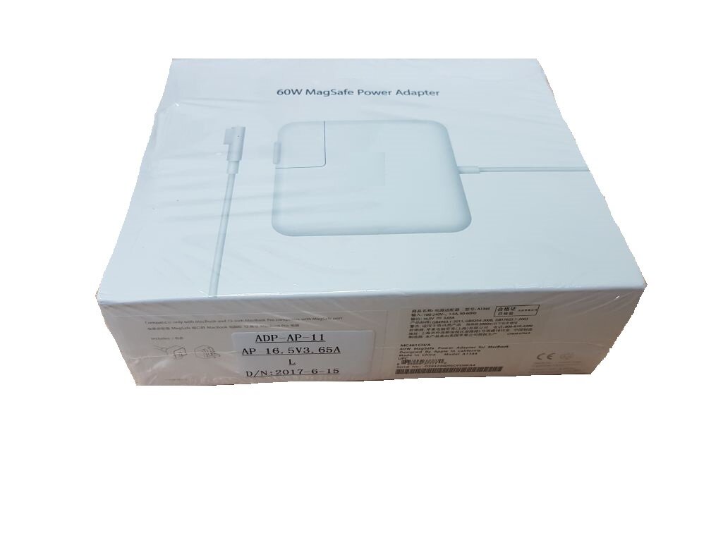 Блок питания для ноутбука Apple MagSafe, 60W для A1181, A1278, A1342, A1344 (16.5V, 3.65A) ORG