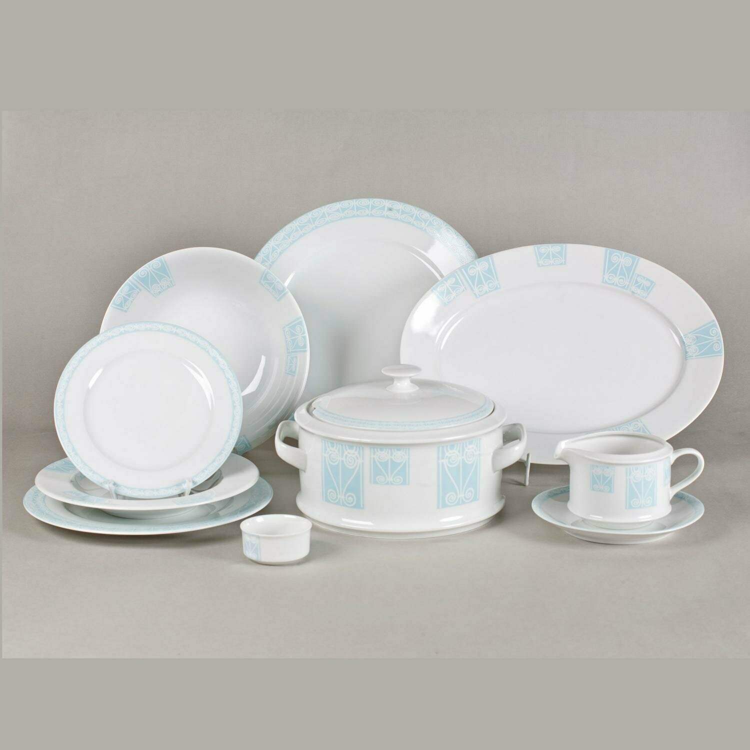 Обеденный сервиз Leander Sabina Modrý ornament 02162021-242C