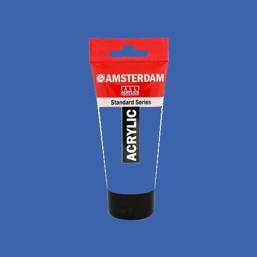 Краска акриловая AMSTERDAM цв.№519 ультрамарин фиолетовый светлый туба 20мл
