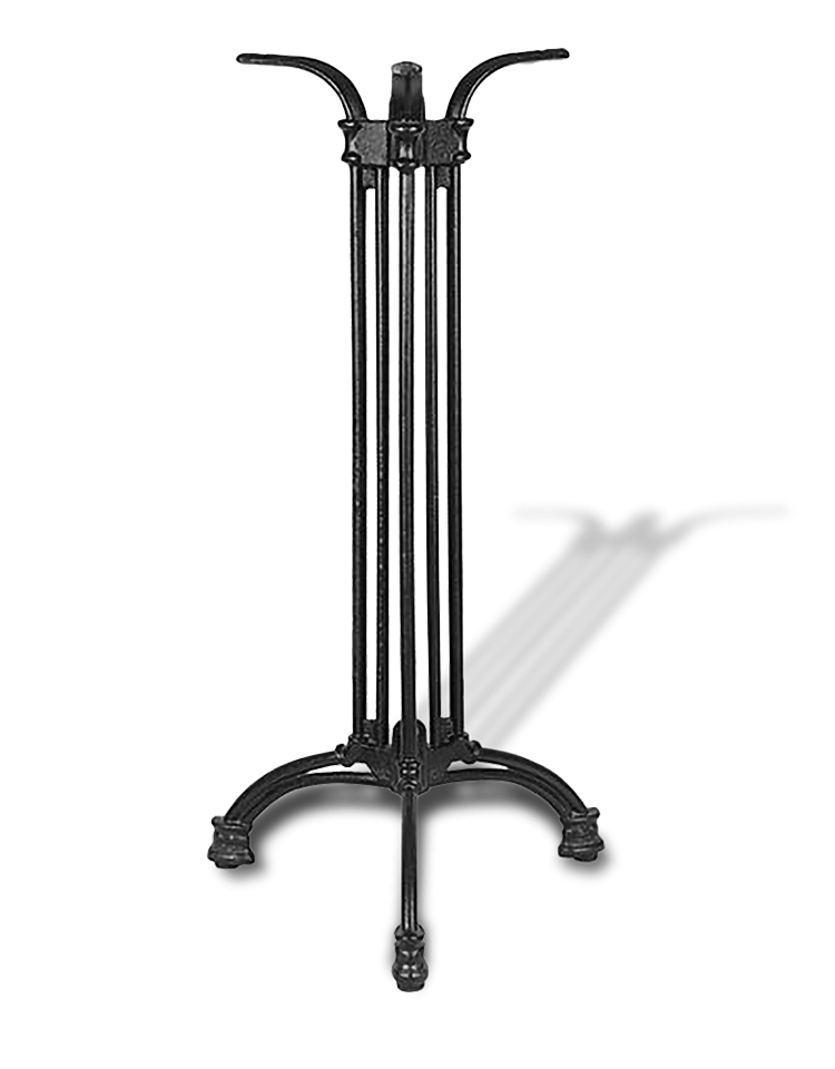 Подстолье чугунное барное