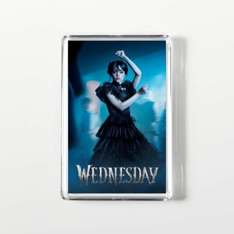 Магнит акриловый Уэнсдей, Wednesday №10