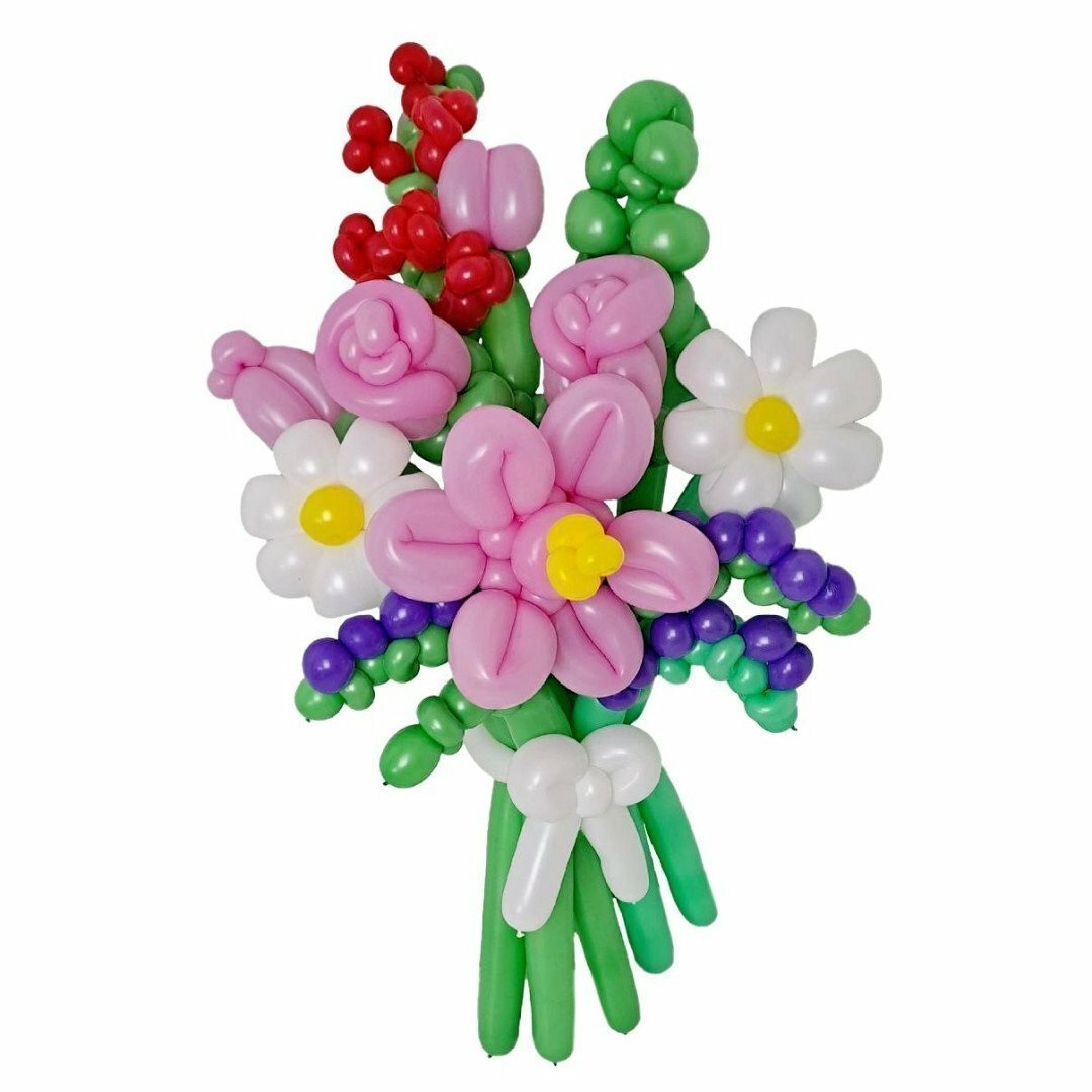 Цветы из шаров «Весенний букет»