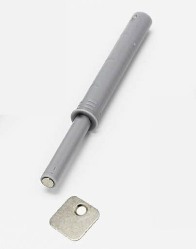 Толкатель Push-Open для петель Firmax Smartline с магнитным держателем, плечо 38мм, скрытое крепление, светло-серый