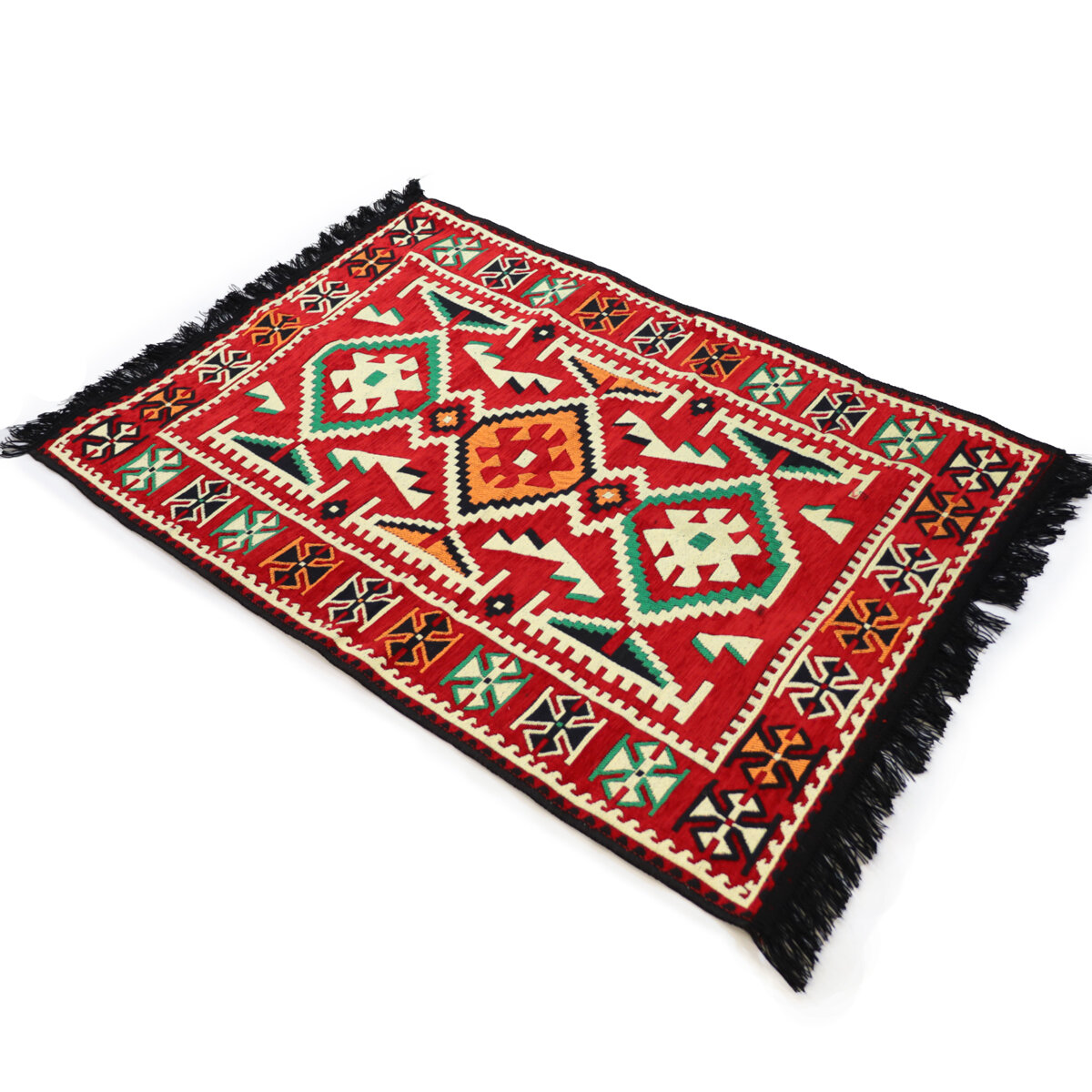 Ковер декоративный 80*128 красный 0 UNICA