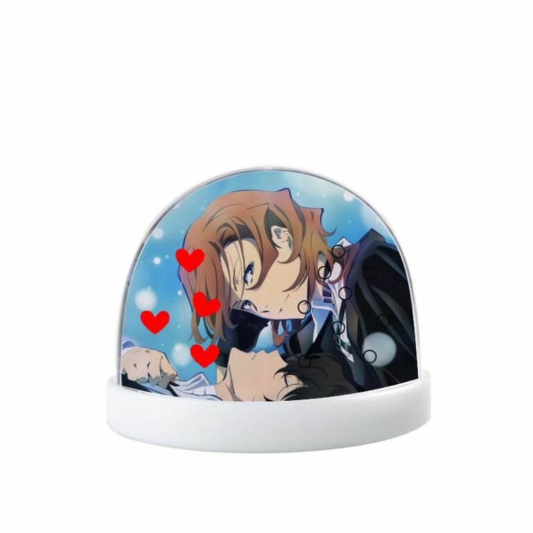 Водяной шар Великий из Бродячих Псов, Bungou Stray Dogs №3, Сердца-блестки