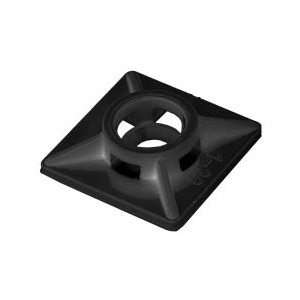 Площадка для хомута-стяжки STARFIX, 19х19 мм, черная (100 шт в пласт. конт.) (SMP2-81103-100)