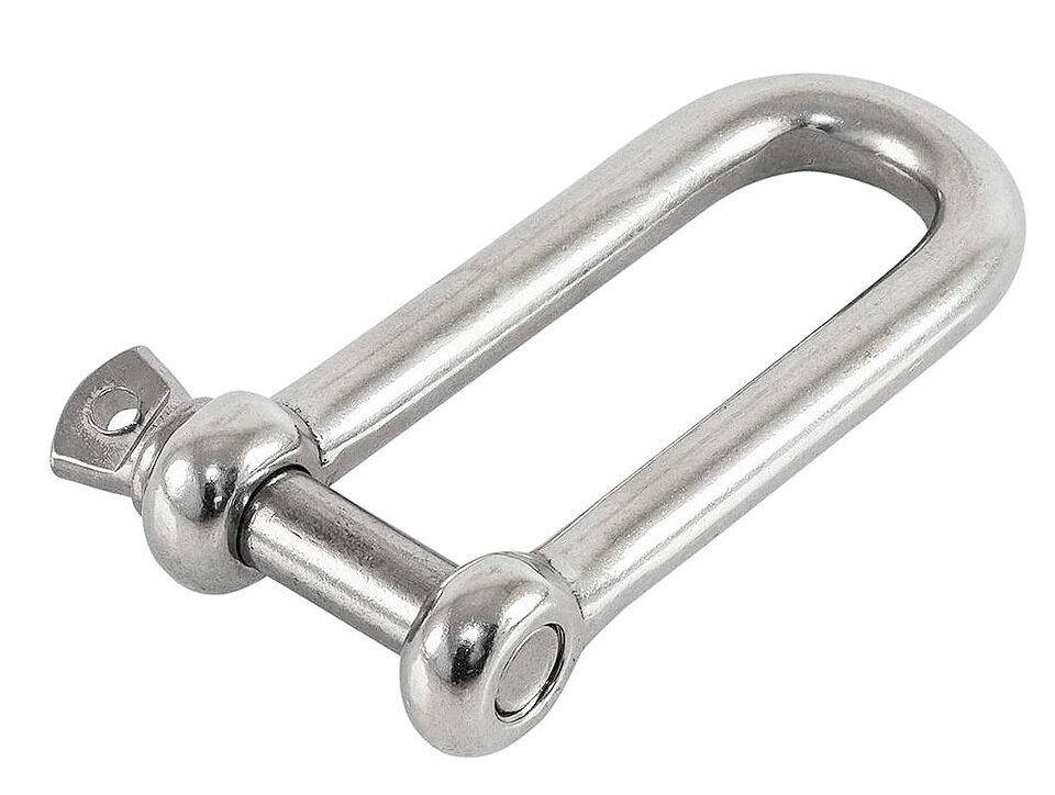 Такелажная скоба U-образная, длинная 8 мм. (10014256).