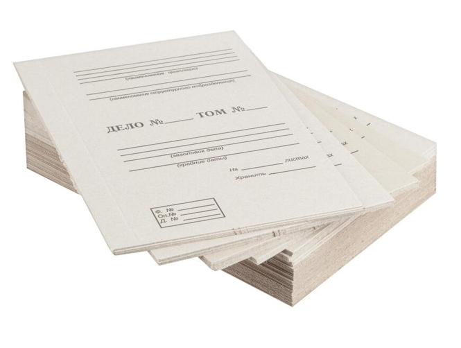 Переплетные крышки A4 картонные 305x220 мм (с биговкой, 60 штук в уп) Attache 874875