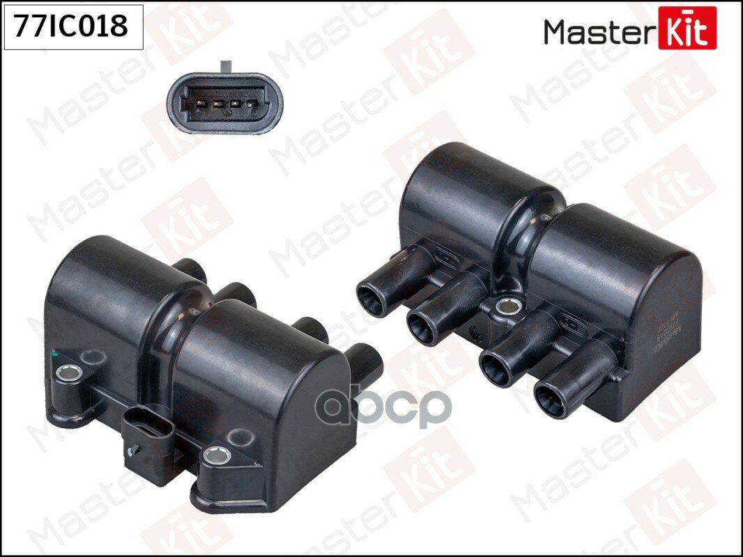 77IC018 Катушка зажигания Daewoo Lacetti, Lanos(KLAT), Nubira(J100) 97- MasterKit арт. 77IC018