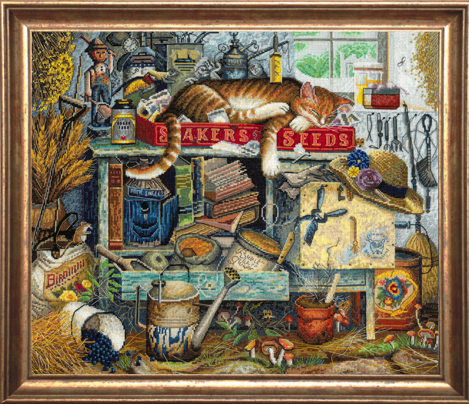 Набор для вышивания нитками "Сема"