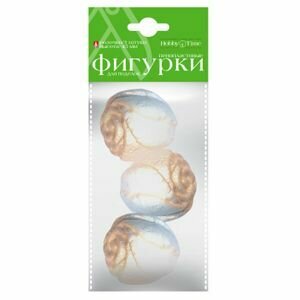 Набор для детского творчества HOBBY TIME "Фигурки. Розочки" 45 мм из пенопласта, 3 штуки в упаковке