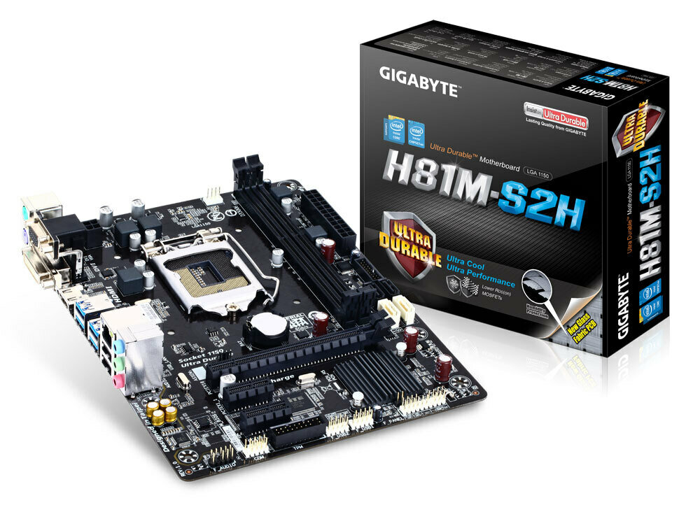 Материнская плата Gigabyte GA-H81M-S2H Socket 1150, оригинал