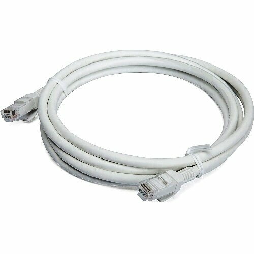 Патч-корд RJ45 2м UTP C5e - серый Atcom AT4963 многожильный кабель AWG24 LSZH