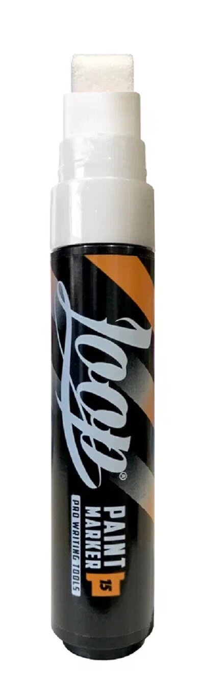 Маркер 15мм "100 White" loop