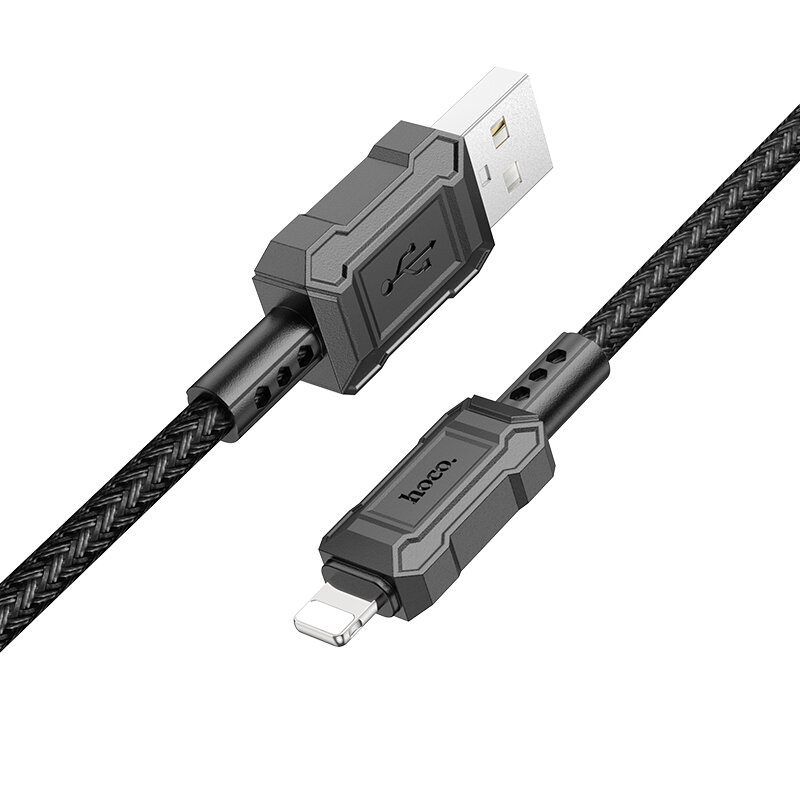 USB дата кабель Lightning, HOCO, X94, 1M, черный
