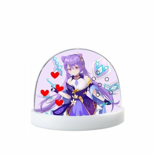 Водяной шар Genshin Impact, Геншин Импакт №4, сердца-блёстки