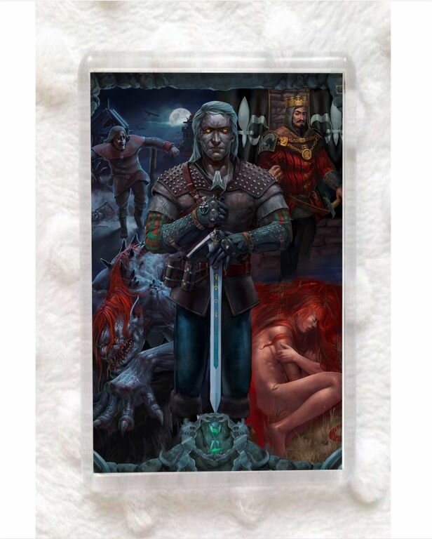 Магнит акриловый The Witcher № 3