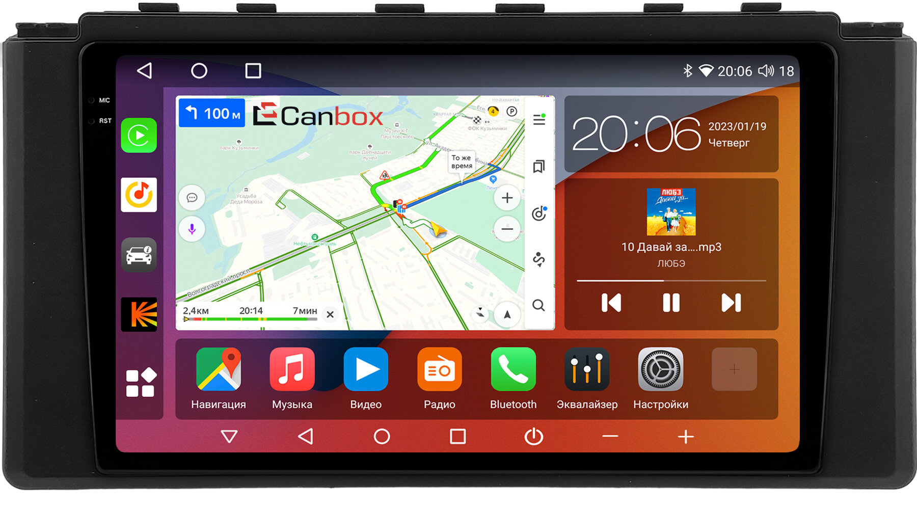 Штатная магнитола Subaru BRZ 2 2020-2026 Canbox EVO 2K 5814-9-0613 на Android 14 (4G-SIM, 4/64, DSP, QLed, AI, 360)